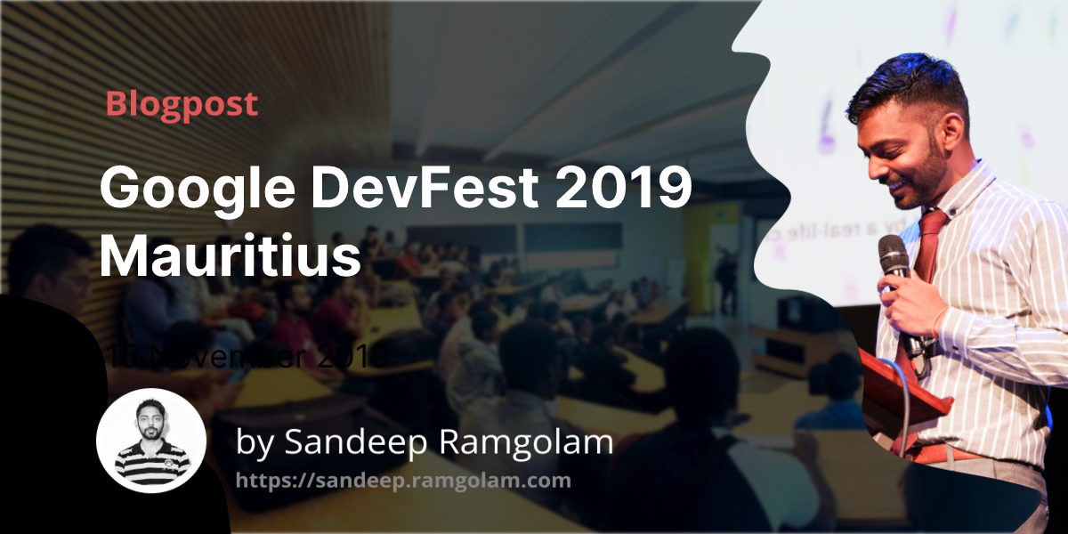 Google DevFest 2019 Mauritius