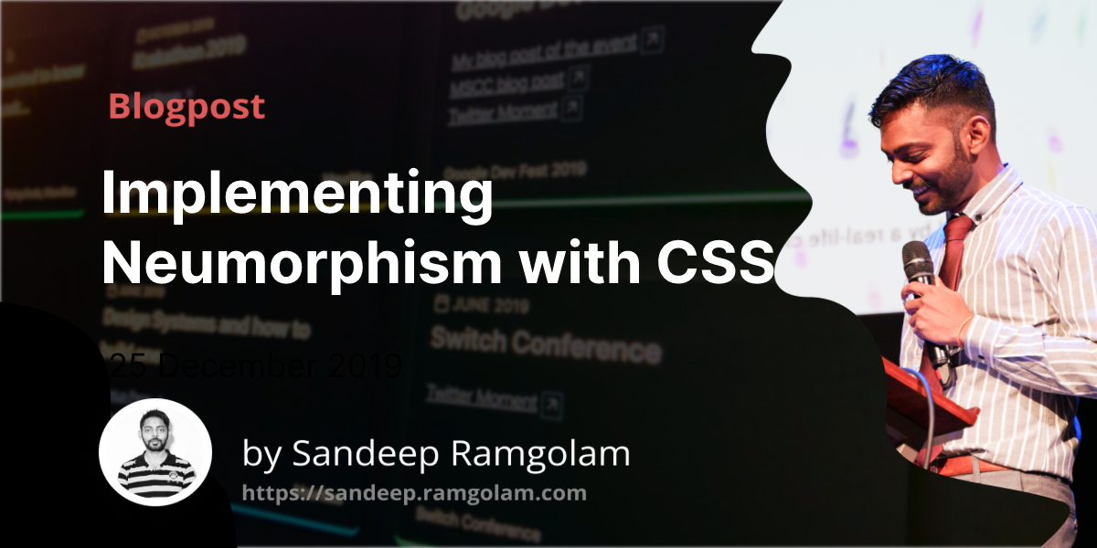 Implementing Neumorphism with CSS